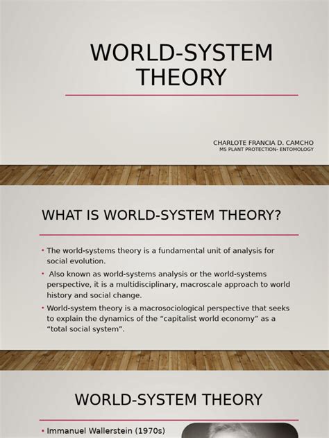 World System Theory Pdf World Systems Theory Economics