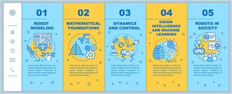Premium Vector Robotics Courses Onboarding Mobile App Screen Set
