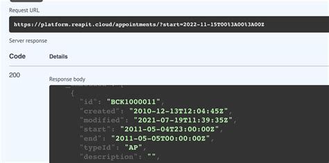 start filter on appointments api does not work as expected · issue
