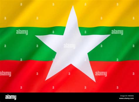 Image Myanmar Burma Flag Myanmar Burma Flag 130 Mm On Line
