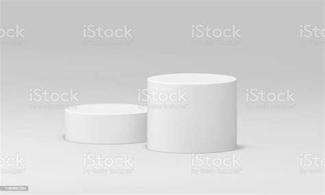 연단 실린더 쇼케이스 수준 기본 기초 3d 승리 무대 현실적인 벡터 일러스트 레이 션 0명에 대한 스톡 벡터 아트 및 기타