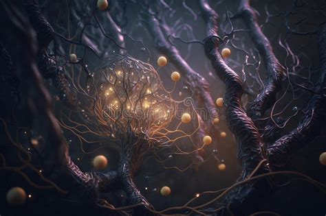 Brain Structure Neuroscience Neural Network Human Nervous System Stock Illustration