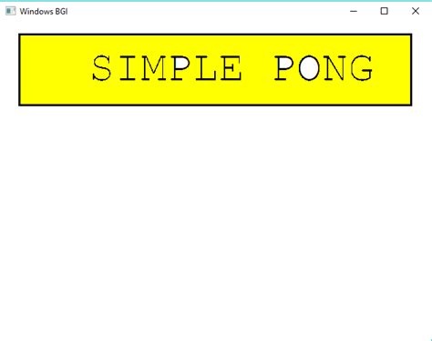Bgi C Graphicsh Text On Top Of A Colored Rectangle Stack Overflow