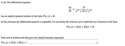 The Differential Equation Has An Implicit General