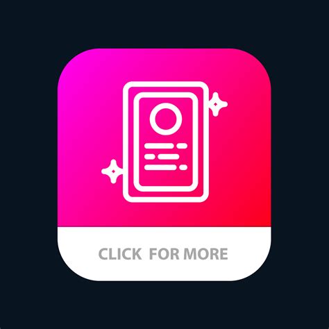 Assignment Job Application Test Mobile App Button Android And Ios Line Version 18014217 Vector