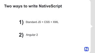 NativeScript and Angular | PPT | Free Download