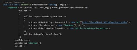 Reporter Not Working NET CORE 2 0 Web Api Issue 41 AppMetrics Reporting GitHub