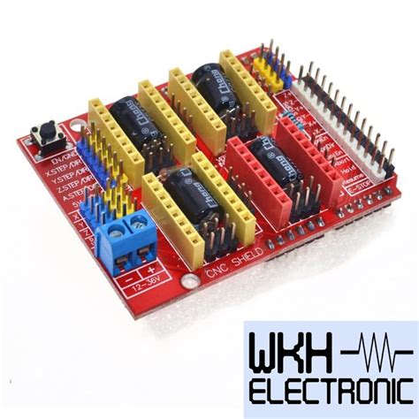 Jual CNC Shield Arduino Uno Expansion Board V3 Untuk A4988 Drv8825 Driver Shopee Indonesia