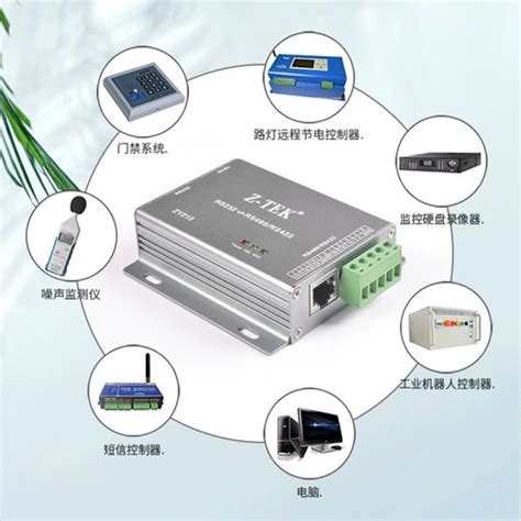Jual Z Tek Converter Konverter Rs232 To Rs485 Rs422 Ztek Zy212 Industrial Kota Surabaya