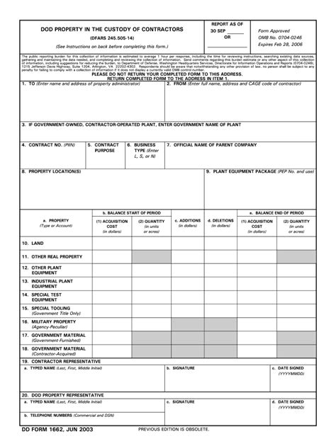 Fillable Online Dtic Dd Form 1662 Fax Email Print Pdffiller