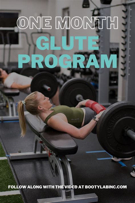 One Month Glute Program Booty Lab