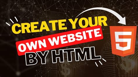 Create Your Own Website Using Html In Vs Code Youtube