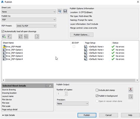 open pdf as default after plot autodesk community