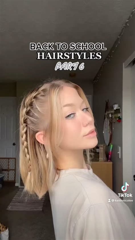 Back To School Hairstyles Part 6 Cute Hair Ideas For Short Hair