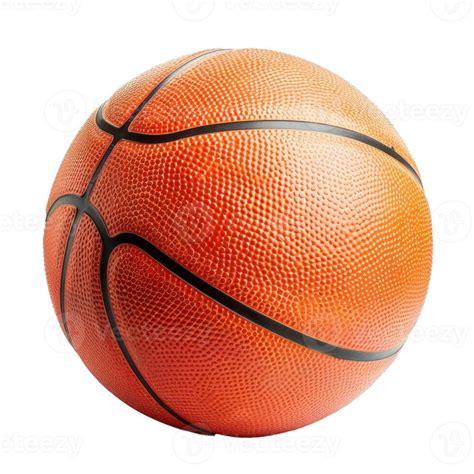 Classic Orange Basketball Laying On White Background 50959805 Stock