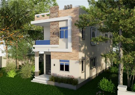 Two Storeyed Rcc Building Yangon Ar Kar Phyo