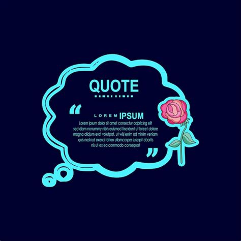 Premium Vector Flat Quote Box Frame Collection