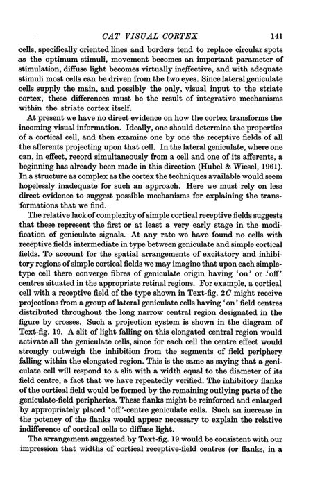 Receptive Fields Binocular Interaction And Functional Architecture In The Cats Visual Cortex Pmc