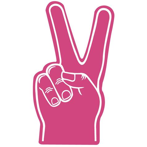 Hot Pink Peace Sign