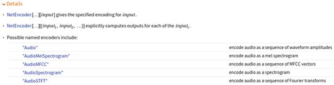 Machine Learning How To Combine Neural Network And Audio Like Classify Mathematica Stack