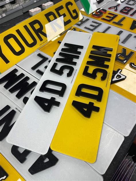 4d 5mm Number Plates Number Plate Genie