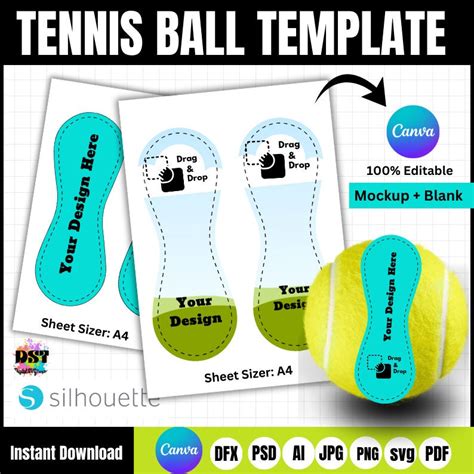 Baseball Panel Template Tennis Ball Template Photo Baseball Softball