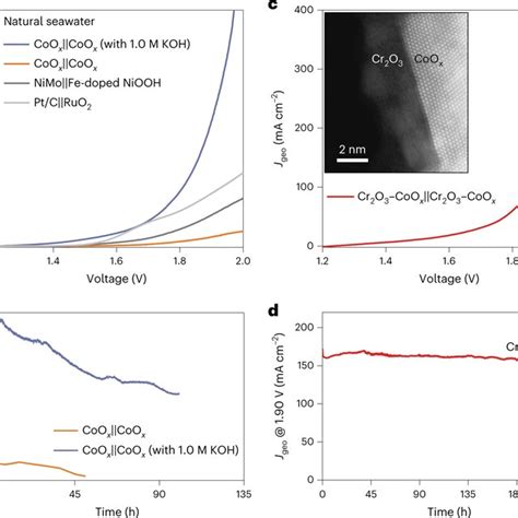 Evaluation Of Cr2o3coox In Direct Seawater Electrolysis Based On Download Scientific Diagram
