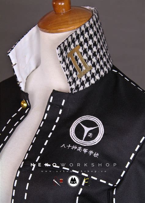 Persona Yu Narugami Yasogami High Uniform Cosplay Costume Neko Workshop