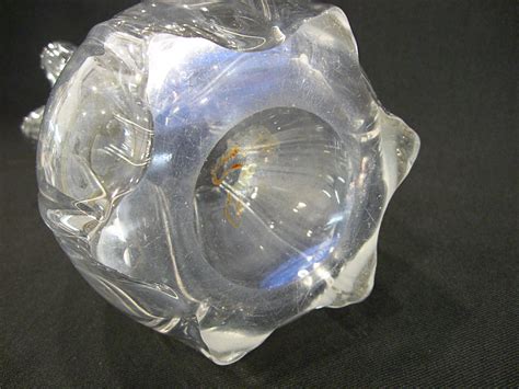 Long Shot Anyone Recognize This Old Clear Glass Vase Antiques Board