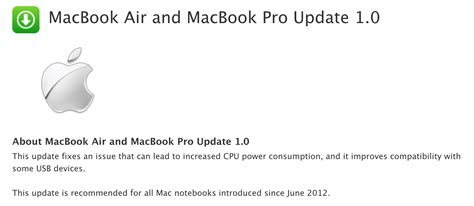 Apple Releases Software Update For Latest Macbook Pro And Macbook Air 9to5mac