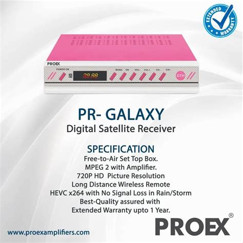 Proex Galaxy Dth Setup Box At Rs 700piece In New Delhi Id 25483909791