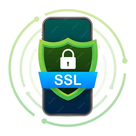 Premium Vector Secure Internet Connection Ssl Icon Ssl Safe Guard