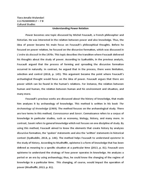 Understanding Power Relation Pdf Discourse Power Social And Political