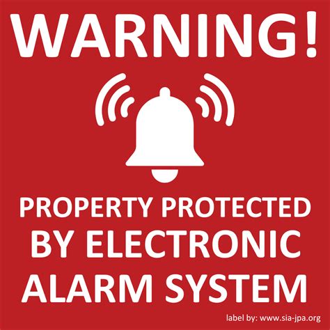 Alarm System Warning Sia