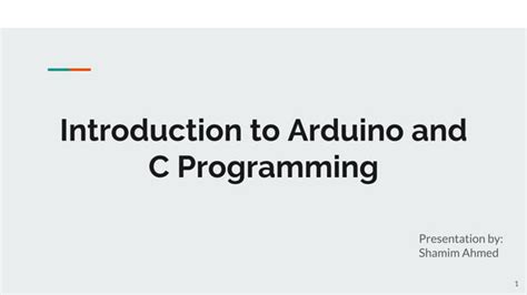 Intro To Arduino Programmingpdf Programming Languages Computing