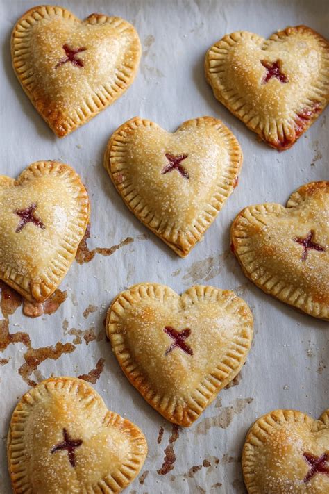 Mini Raspberry Nutella Heart Pies Irresistible Hand Pies