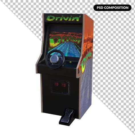 Premium Psd Arcade Game Classic Isolated 3d Rendering