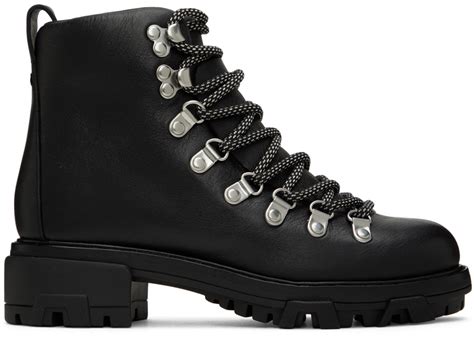 Rag And Bone Black Shiloh Hiker Ankle Boots Rag And Bone