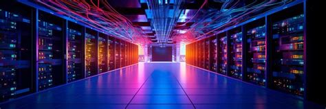 Premium Photo Featuring The Interior Of A Hightech Data Center With Rows Of Servers Cables And