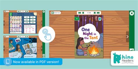 Level B Decodable Readers One Night In The Tent Twinkl