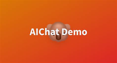 Aichat Demo A Hugging Face Space By Aftabn81
