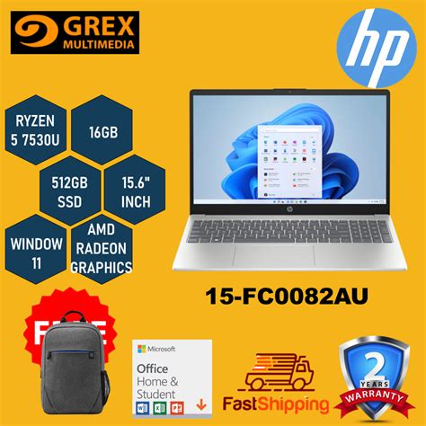 Hp Fc Au Laptop Ryzen U Gb Gb Ssd