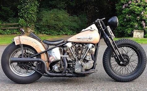 Authentic Knucklehead Bobber Motorcycle