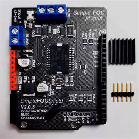 New Simplefoc Shield V204 Foc Bldc Motor Controller Board For Arduino Servo Ebay