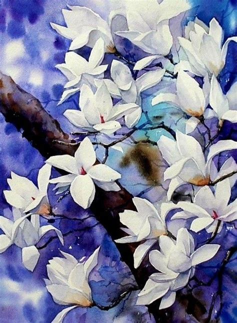 꽃그림에 있는 성영주님의 핀 유화 민화 수채화