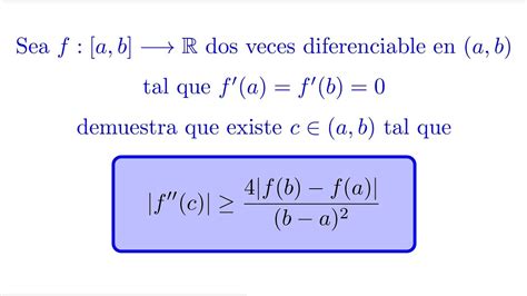 Si F A F B 0 Entonces Existe C Tal Que F C ≥4 F B F A B A 2 Youtube