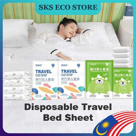 Disposable Bed Sheet Cover Travel Bedsheet Cover Hotel Bed Cover Single Bed Double Bed Sheet