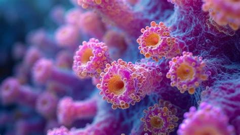 Microscopic View Of Streptococcus Mutans Causing Dental Caries Ai