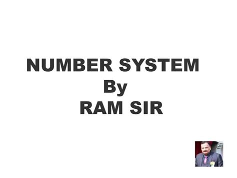 Number System Ppt Pptx