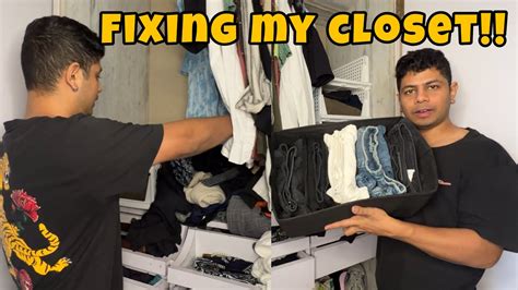 Fixing My Life By Fixing My Closet Vlog 356 Youtube